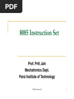 8085 Instruction Set | PDF