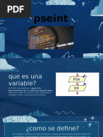 Manual PSeInt. | PDF | Variable (informática) | Ingeniería Informática
