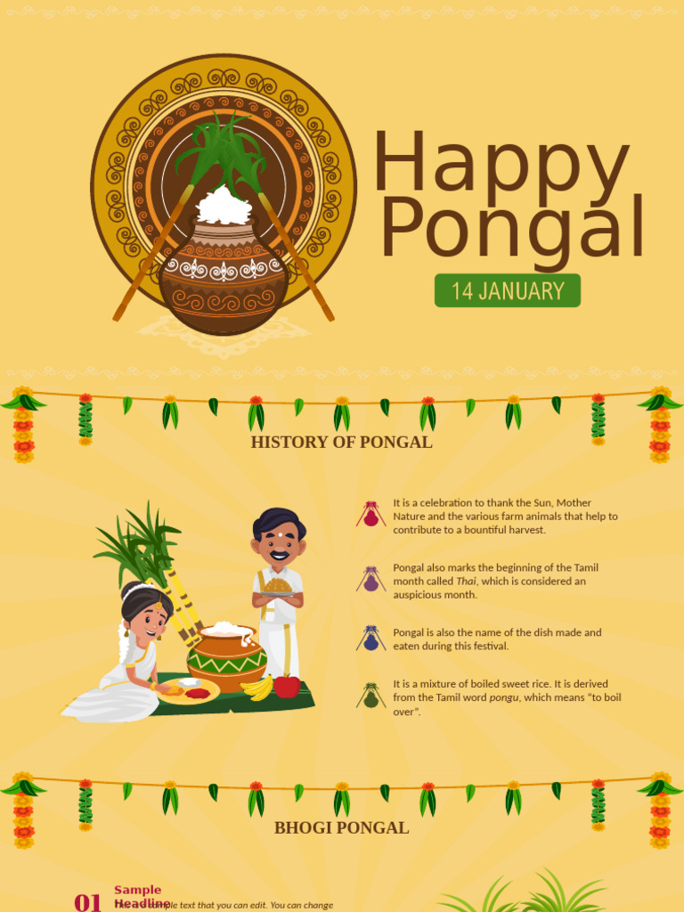 Pongal Festival: History and Traditions | PDF | Tamils | Harvest Festivals