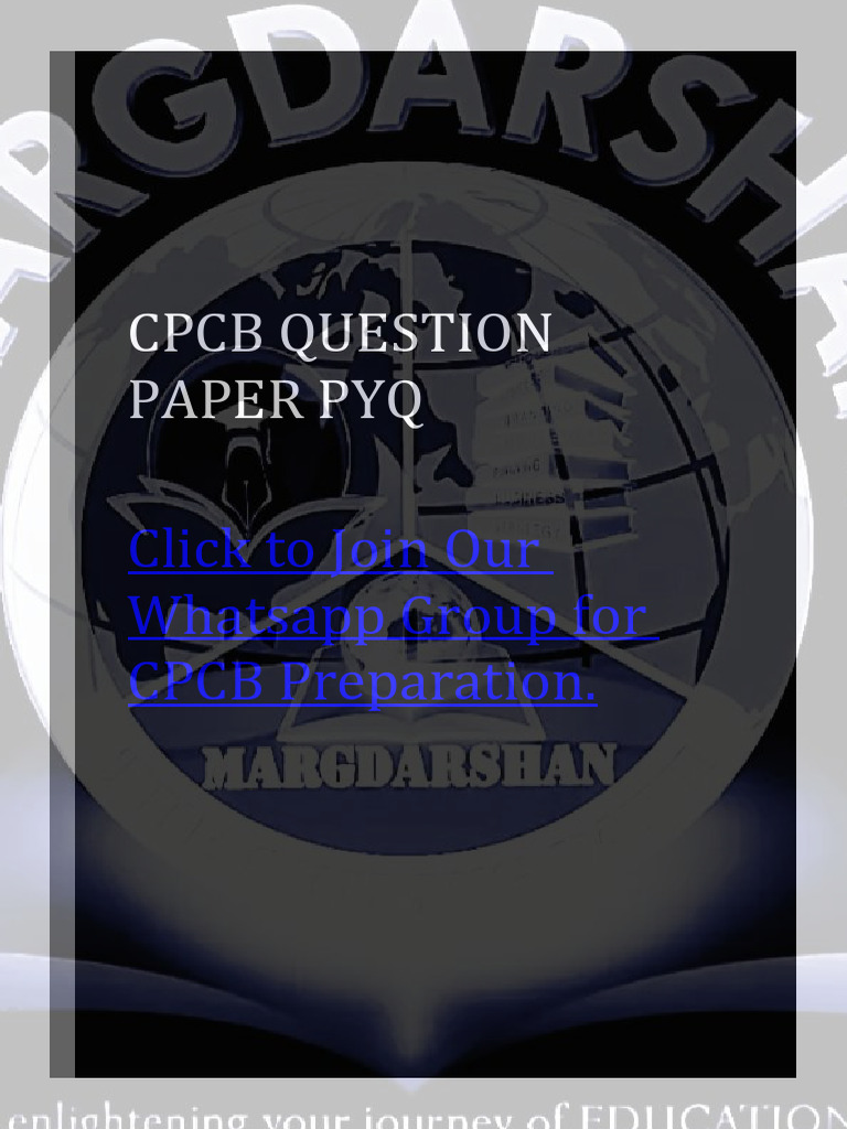 CPCB Pyq Paper Chemical | PDF