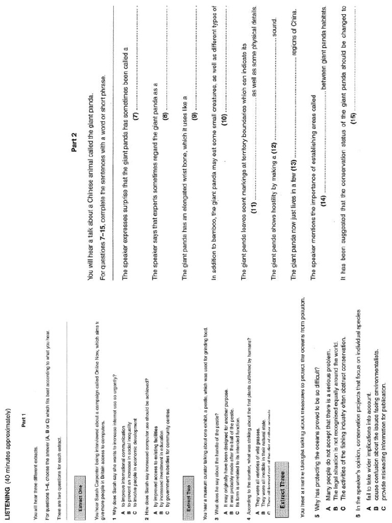 Test 4 Listening | PDF
