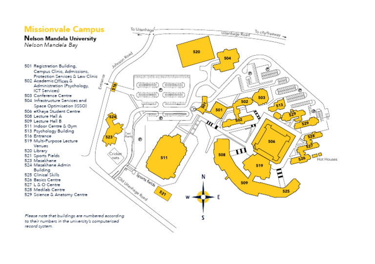 Missionvale Campus Building Map | PDF