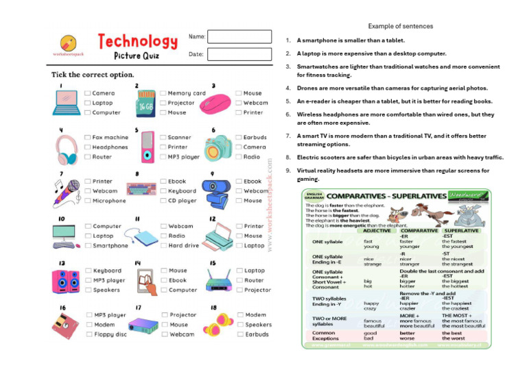 Comparative Analysis of Tech Devices | PDF