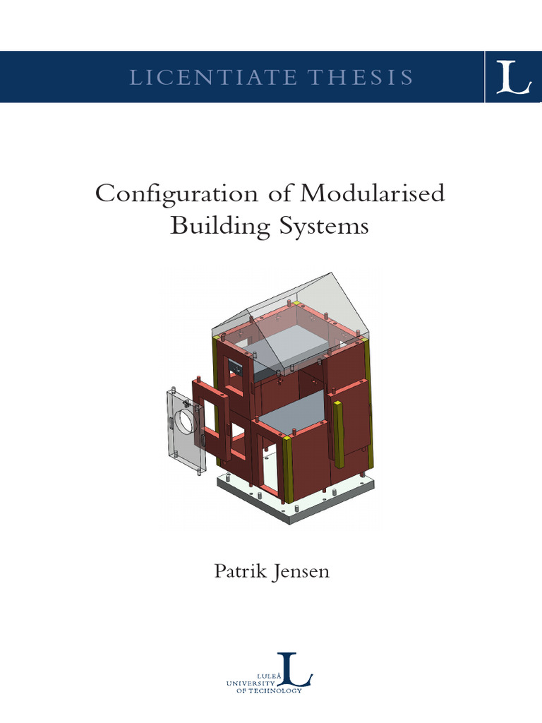 Configuration of Modularised Building Sytems - Patrick Jensen | PDF ...