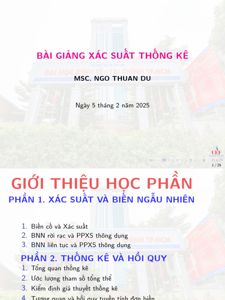 BG XSTK Bai 1 P1 | PDF