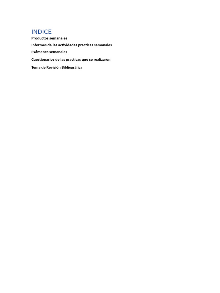 Indice | PDF