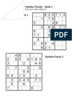Easy Sudoku - 50 Printable Puzzles With Answers | PDF | Puzzles ...