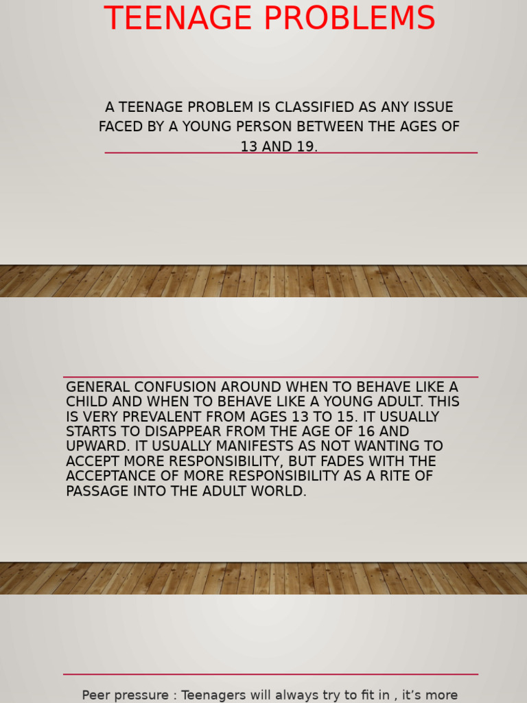 Common Teenage Challenges Explained | PDF