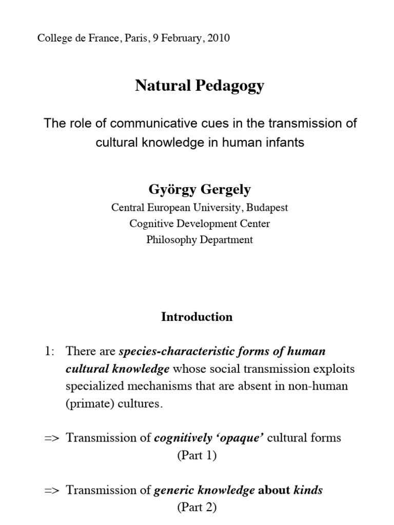 UPL6355434170240319146 Gy Rgy Gergely | PDF | Imitation | Learning