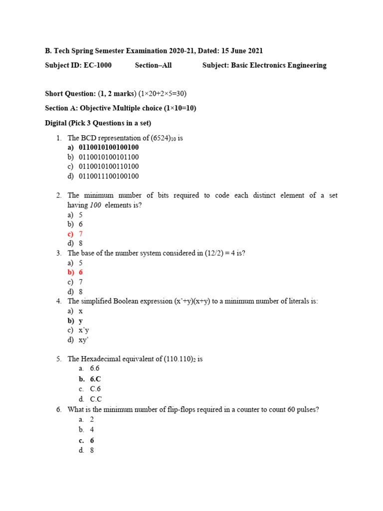 2020-21 Endsem S | PDF