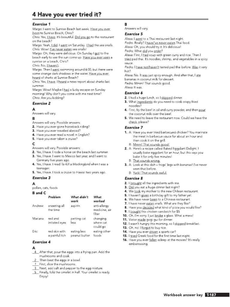 Unit 4 Answer Keys Pdf