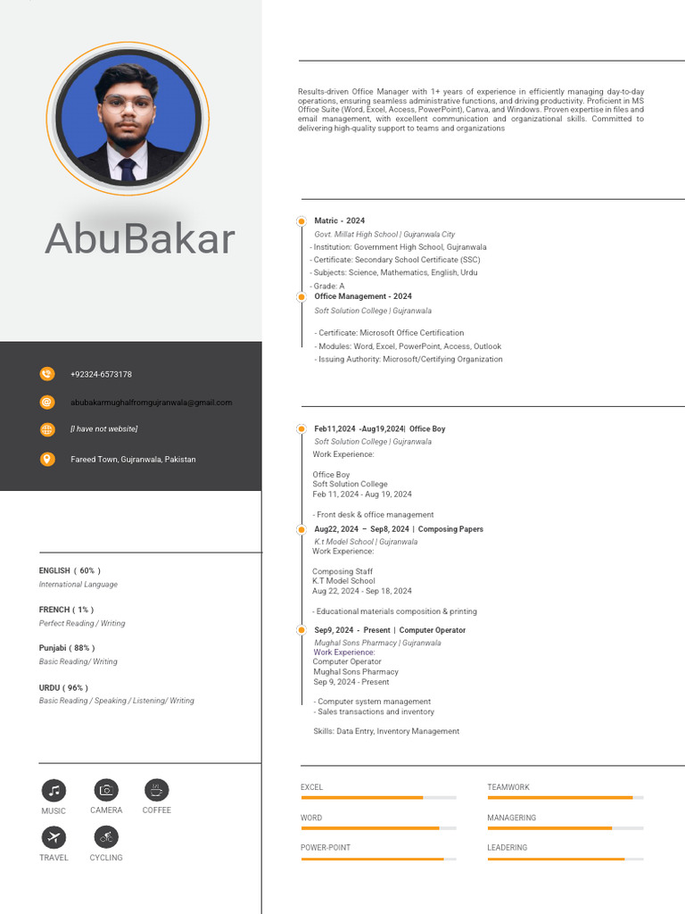 CV (4) | PDF | Microsoft Excel | Microsoft Power Point