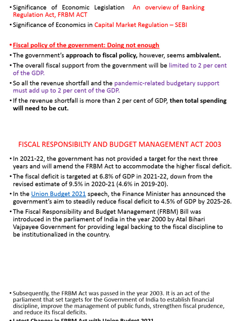 28-29 - Fiscal Responsibility and Management Act | PDF | Government ...