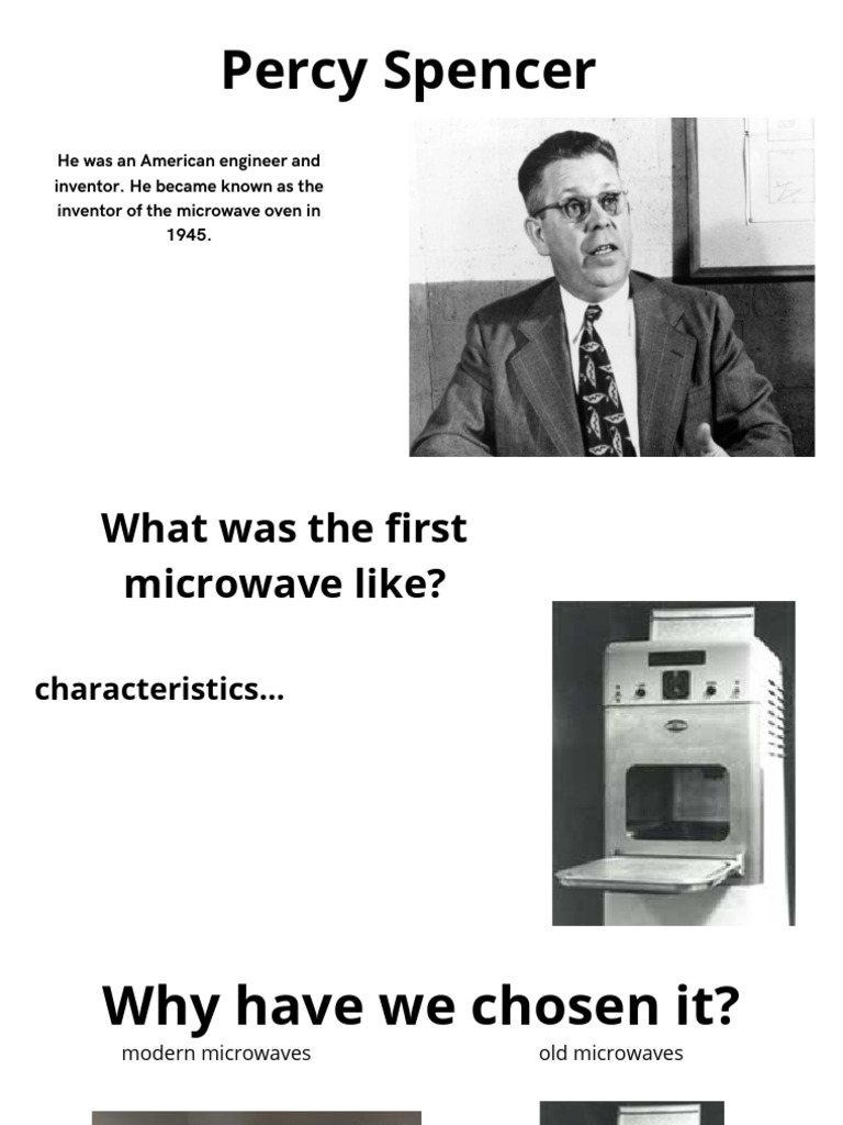 Percy Spencer: Microwave Oven Inventor | PDF