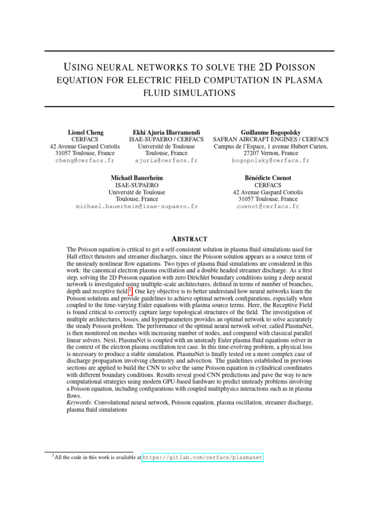 2d Poisson Equation With Neural Network | PDF | Partial Differential ...