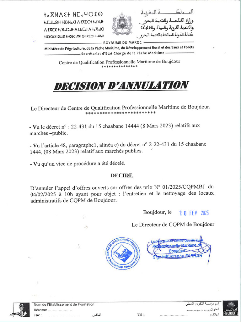 Decision d Annulation | PDF