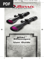 10-Meter Boresight Offset Target Guide | PDF | Projectiles | Ballistics