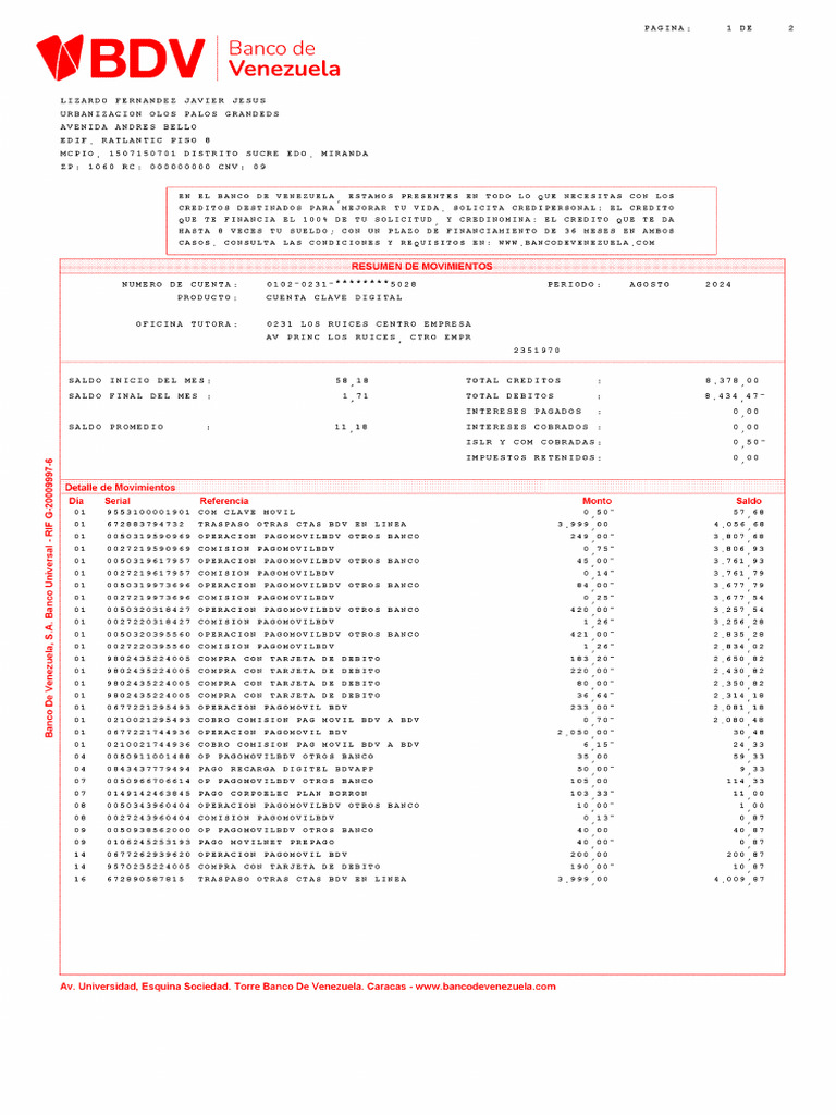 Javier Lizardo Agosto 2024 | PDF