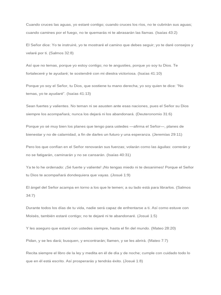 Versiculos | PDF | Contenido bíblico