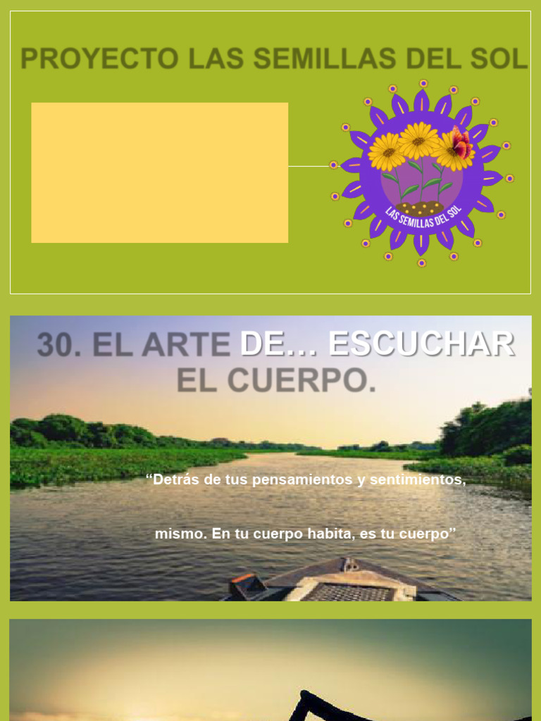 El Arte de Escuchar El Cuerpo Por Las Semillas Del Sol | PDF | Dormir ...