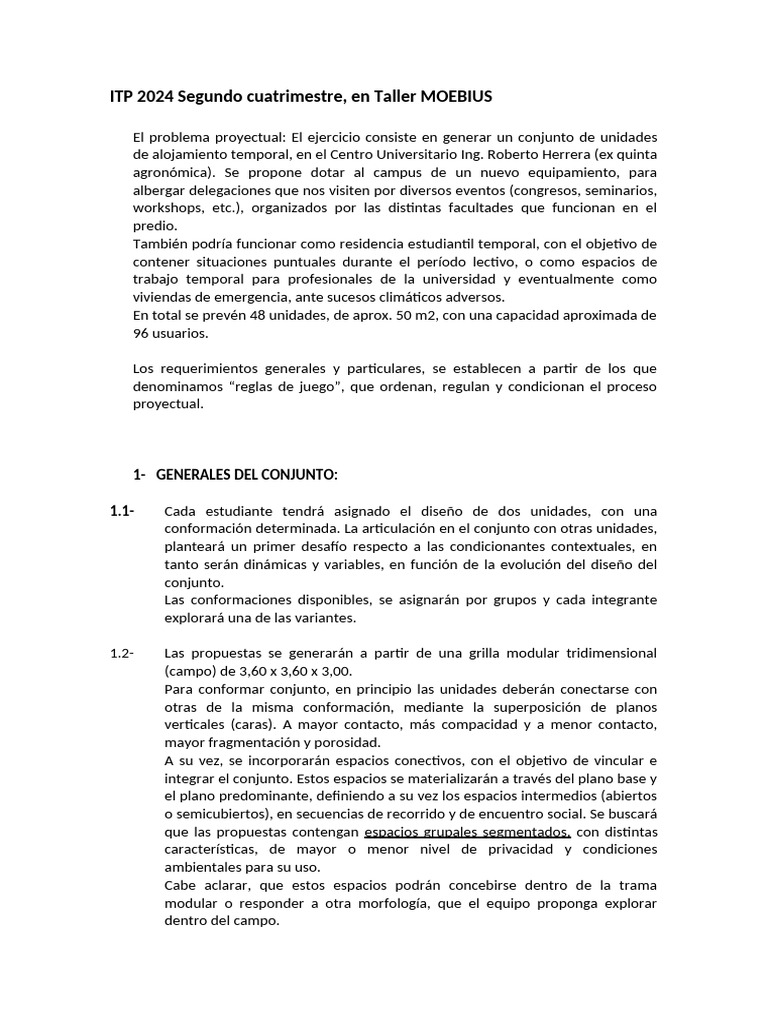 Reglas de Juego Itp 2024 | PDF