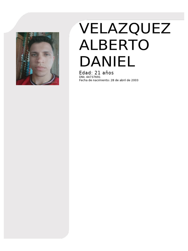 Velazquez Alberto Daniel | PDF