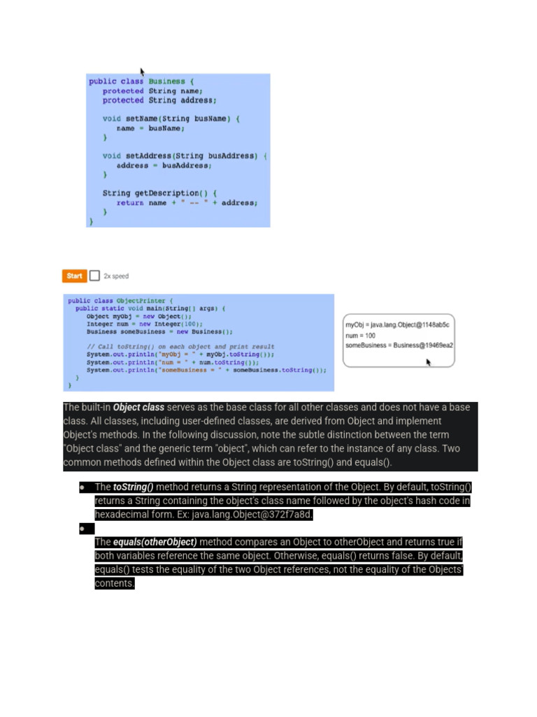 Comp Sci 2 Midterm Review | PDF | Object Oriented Programming | Computer Science