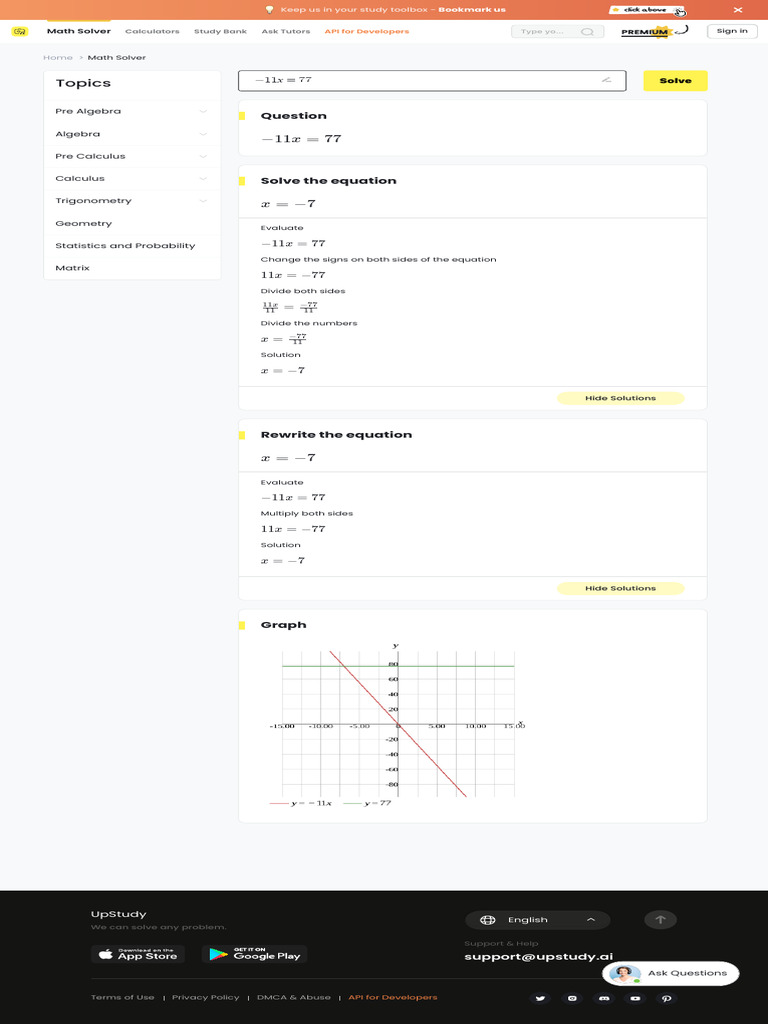 UpStudy Math Solver & Calculator (Fomerly CameraMath) | PDF ...