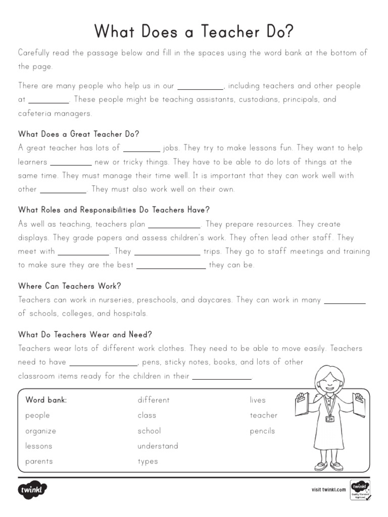 Teacher Roles and Responsibilities Explained | PDF | Teachers | Preschool