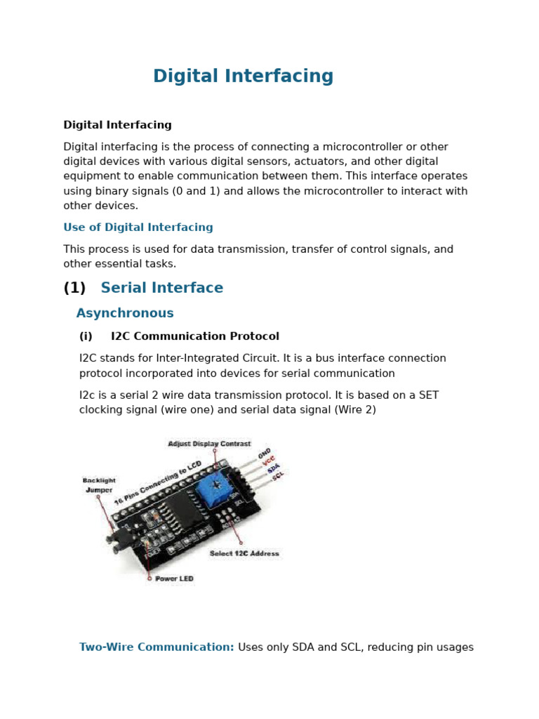 Presentation of I2C Communicatio Protocol and SPI Communication | PDF | Computer Engineering ...