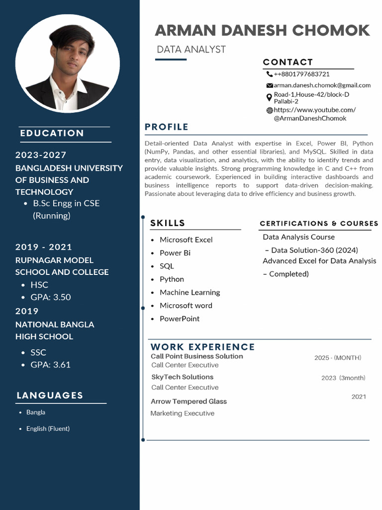 Arman Danesh ChomokCV | PDF