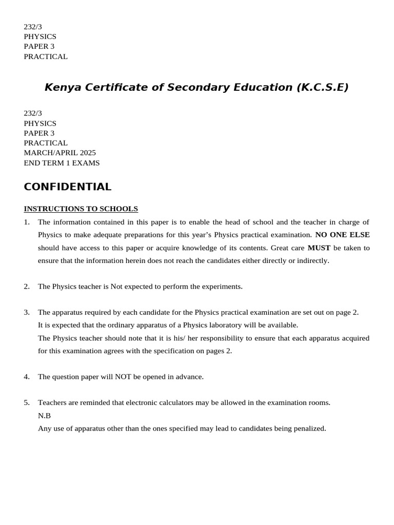 Physics Confidential | PDF