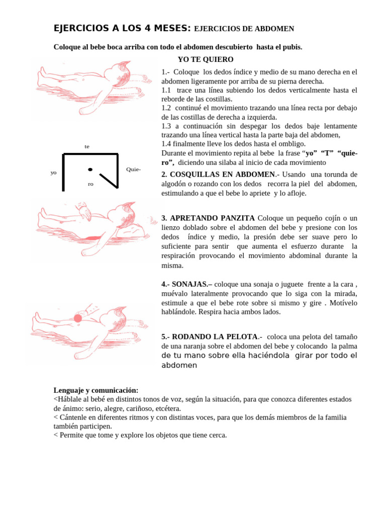 Ejercicios 4 mes | PDF | Abdomen