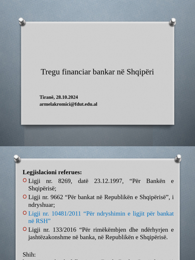 Ppp Tregu Financiar Bankar-celes Leximi, Tetor 2024-1 | PDF