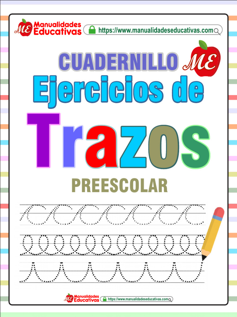 Ejercicio de Trazos para Preescolar | PDF