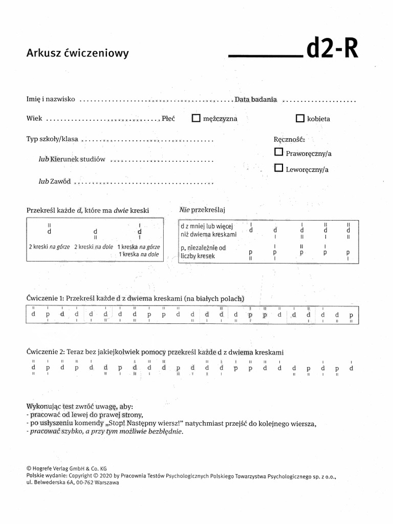 d2 R Arkusz Ćwiczeniowy 1 | PDF
