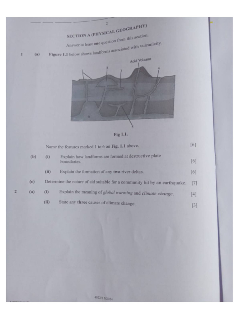 O Level Geo P2 Nov2024 | PDF