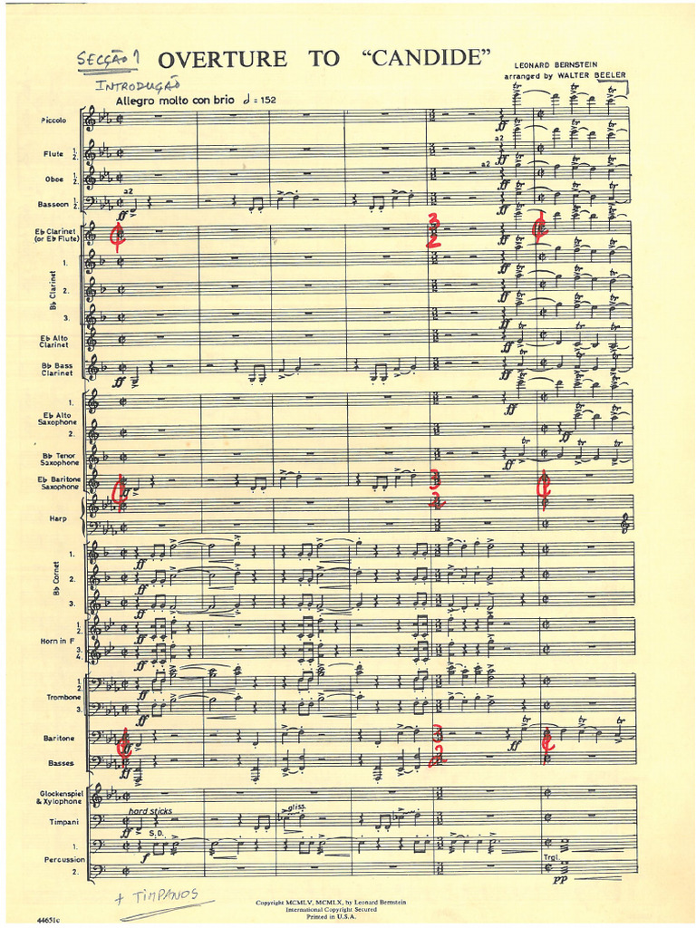 Candide Overture Arr Walter Beeler | PDF