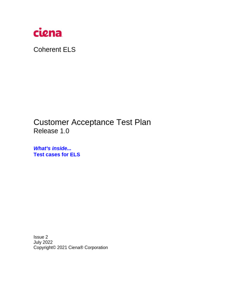 ELS R1.0 CATP Issue2 | PDF | Computer Terminal | Command Line Interface