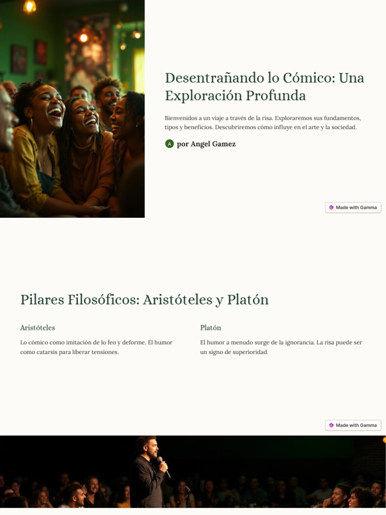 Desentranando Lo Comico Una Exploracion Profunda | PDF | Humor | La risa