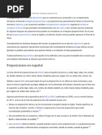 Lista de Preposiciones en Español RAE | PDF