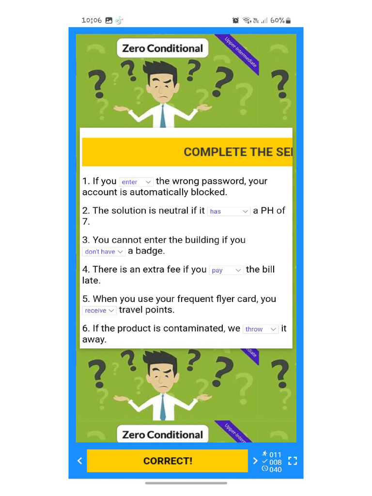 Zero Condicional | PDF