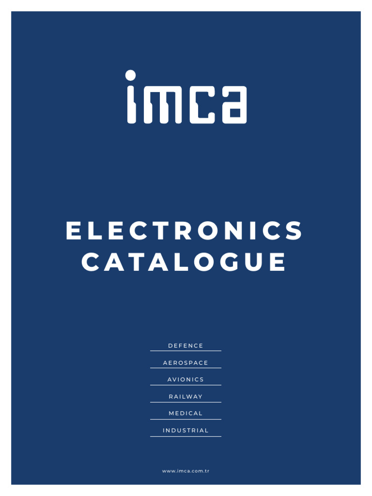 IMCA Elektronik Katalogu | PDF | Inertial Navigation System | Amplifier