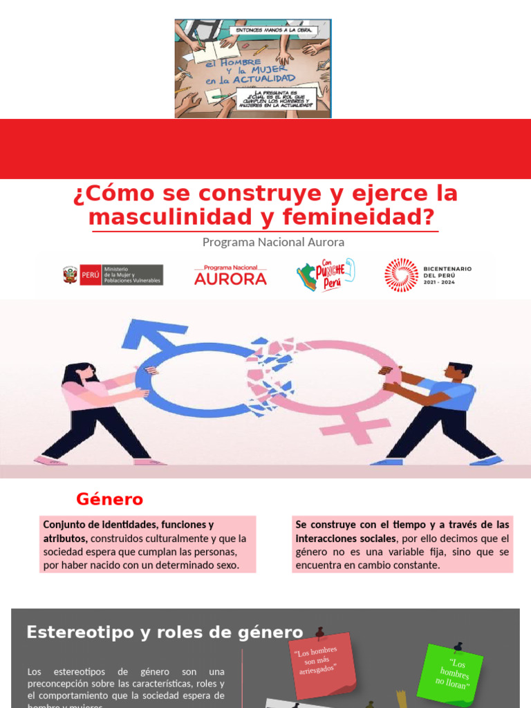 6. Cómo Se Construye y Ejerce La Masculinidad y Femineidad | PDF | Masculinidad | Hombre