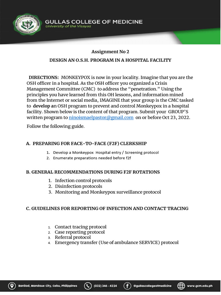 10. Day 6- OSH PROTOCOL HOSP | PDF