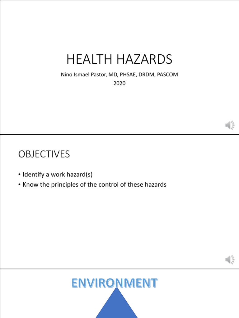 Understanding Chemical Health Hazards | PDF | Toxicity | Occupational ...