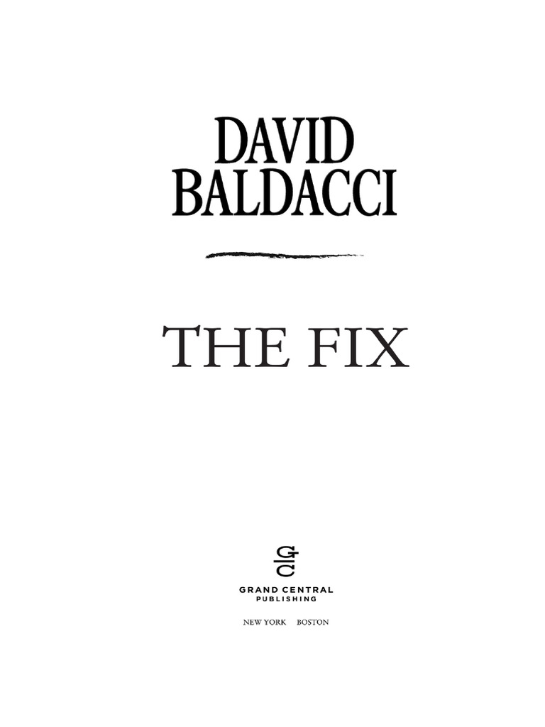 Baldacci David - Amos Decker 03 The Fix | PDF