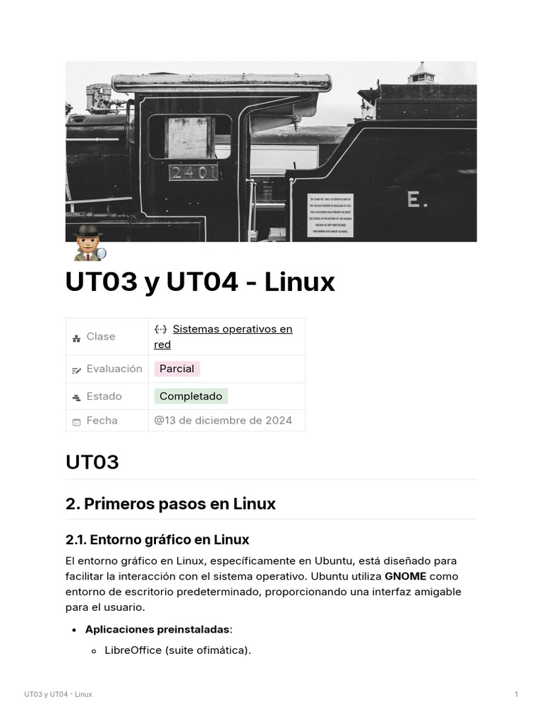 UT03 y UT04 - Linux | PDF | Archivo de computadora | Proceso (Computación)