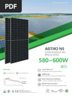 Astronergy 585 Datasheet | PDF | Electrical Engineering | Electricity
