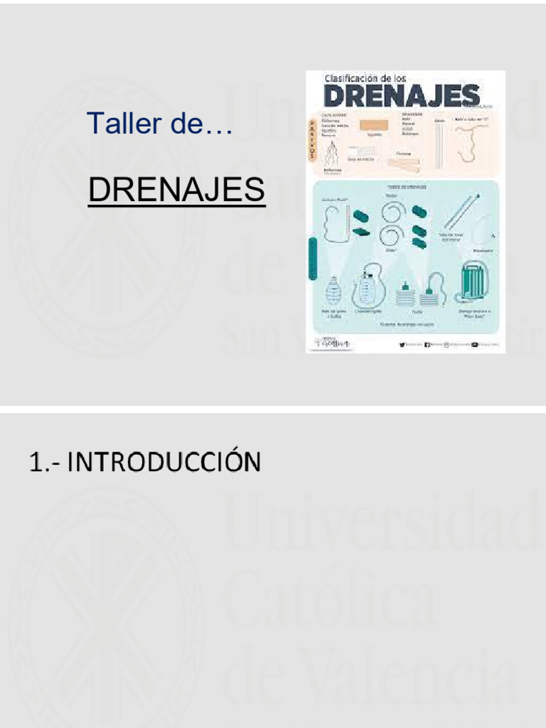 DRENAJES | PDF | Cirugía | Bilis